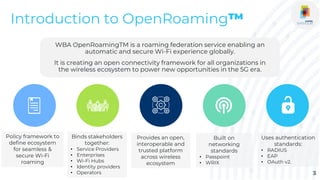 OpenRoaming- A Global Wi-Fi Roaming Enabler | PDF
