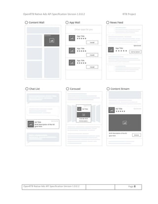 [White paper] IAB RTB Project : OpenRTB Dynamic Native Ads API Specification | PDF