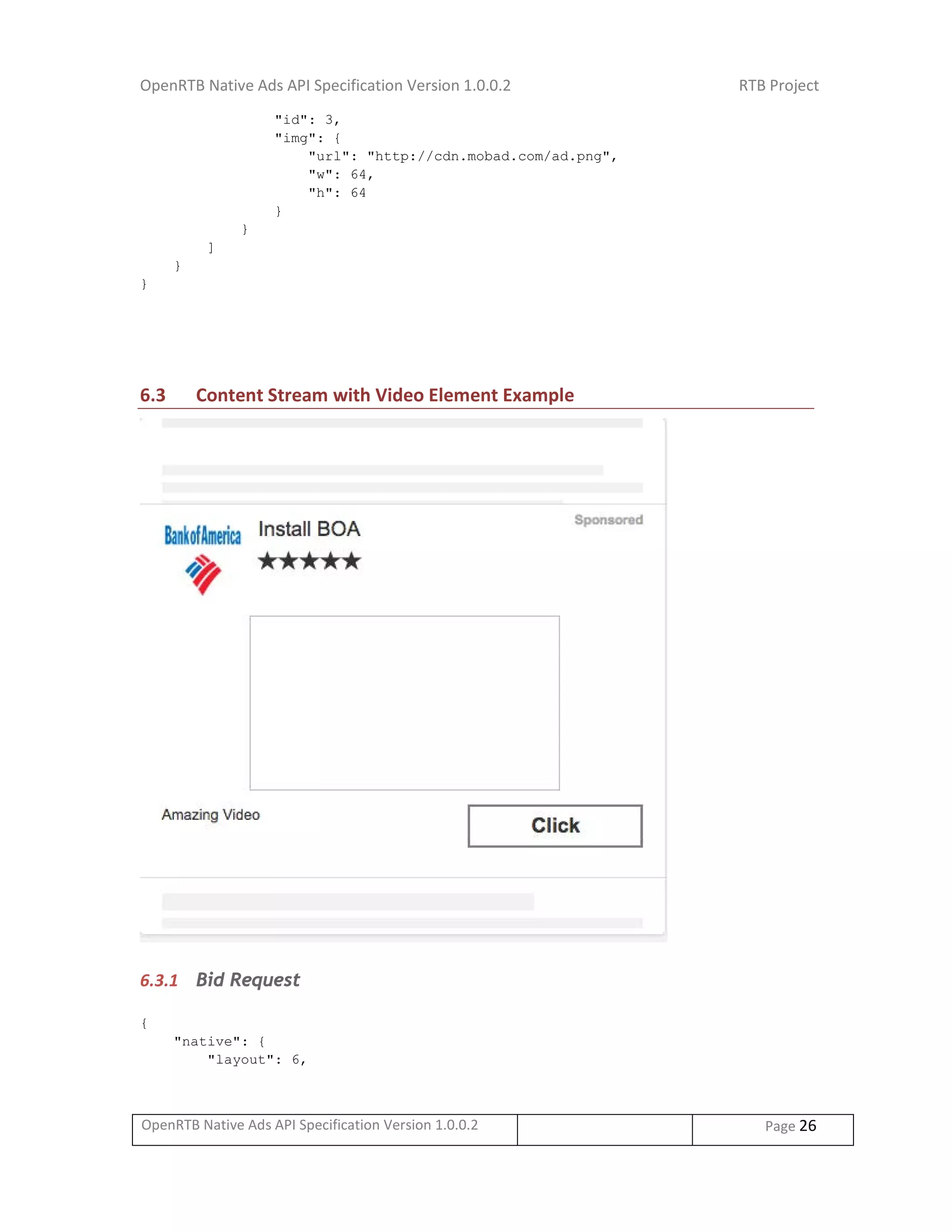 Open rtb native ads specification - IAB | PDF