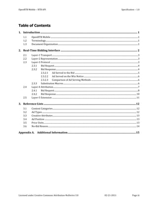 OpenRTB Mobile | PDF