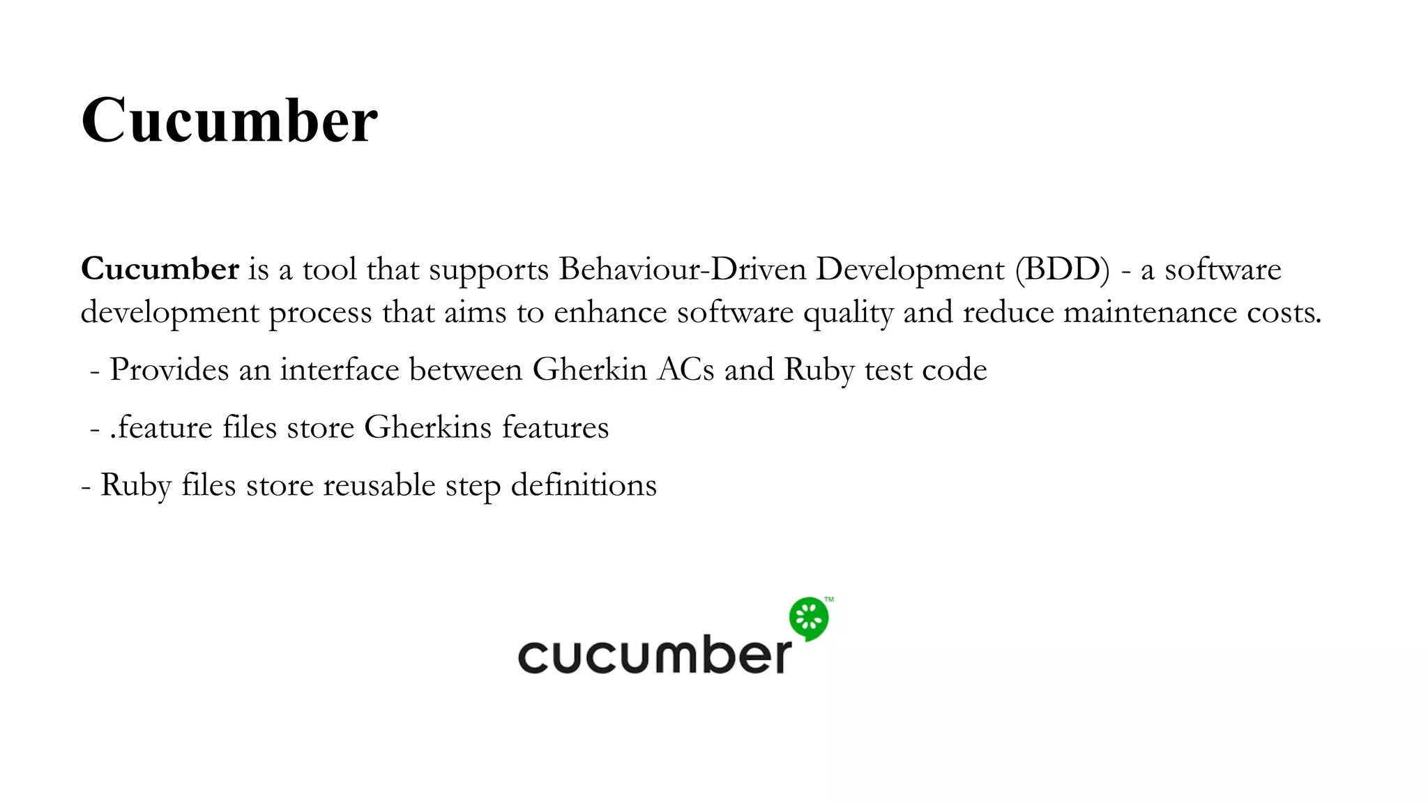 Automation Testing Using Ruby With Cucumber In Docker Pptx 6460