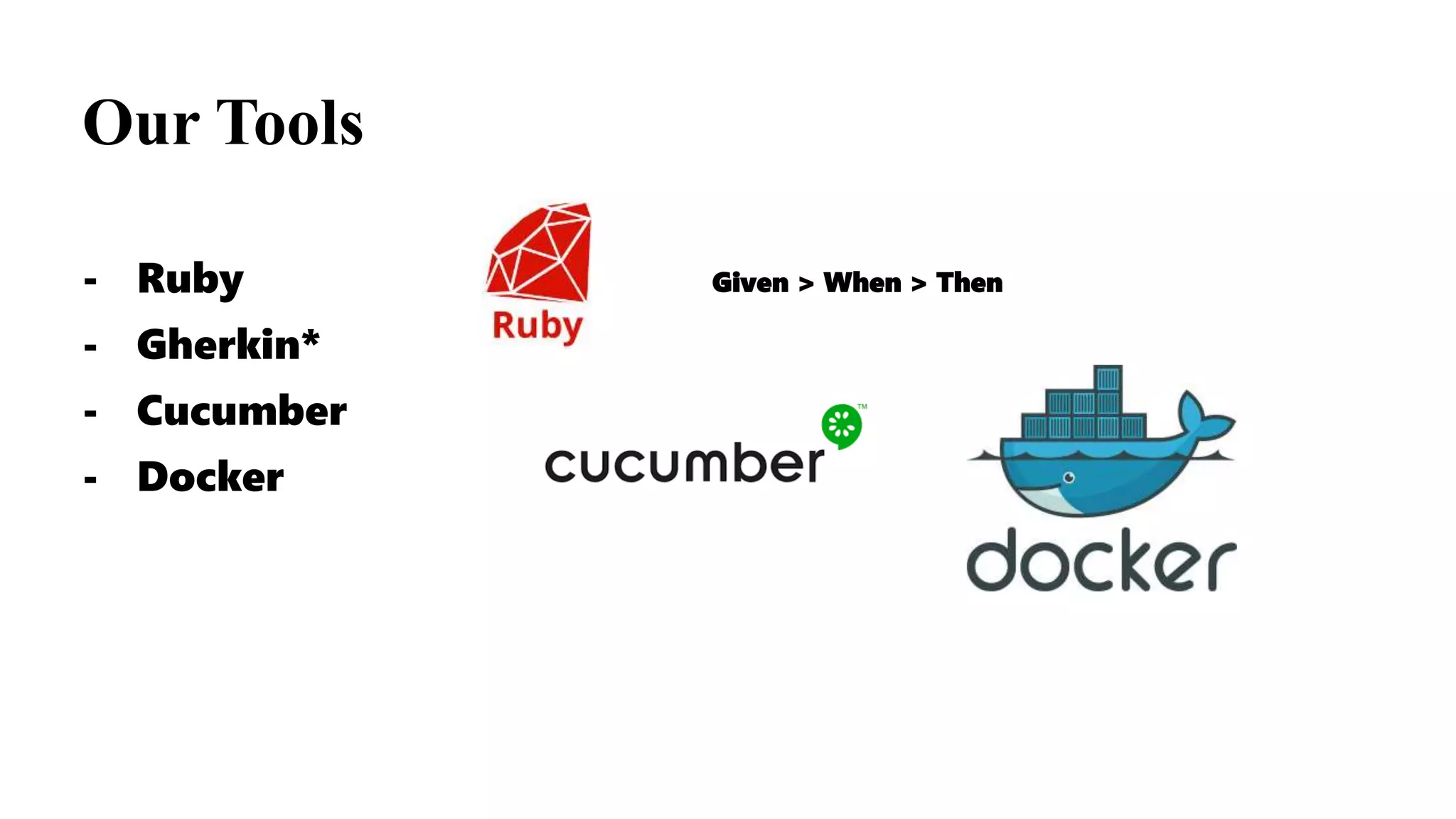 Automation Testing Using Ruby With Cucumber In Docker Ppt 0642