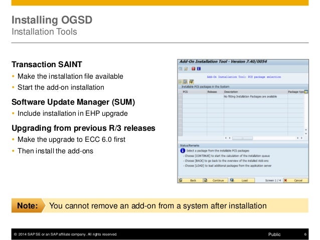 Sap sap installation is possible by sum tool - naajewelry