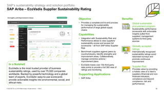 SAP Strategy on Sustainability and AI | PDF