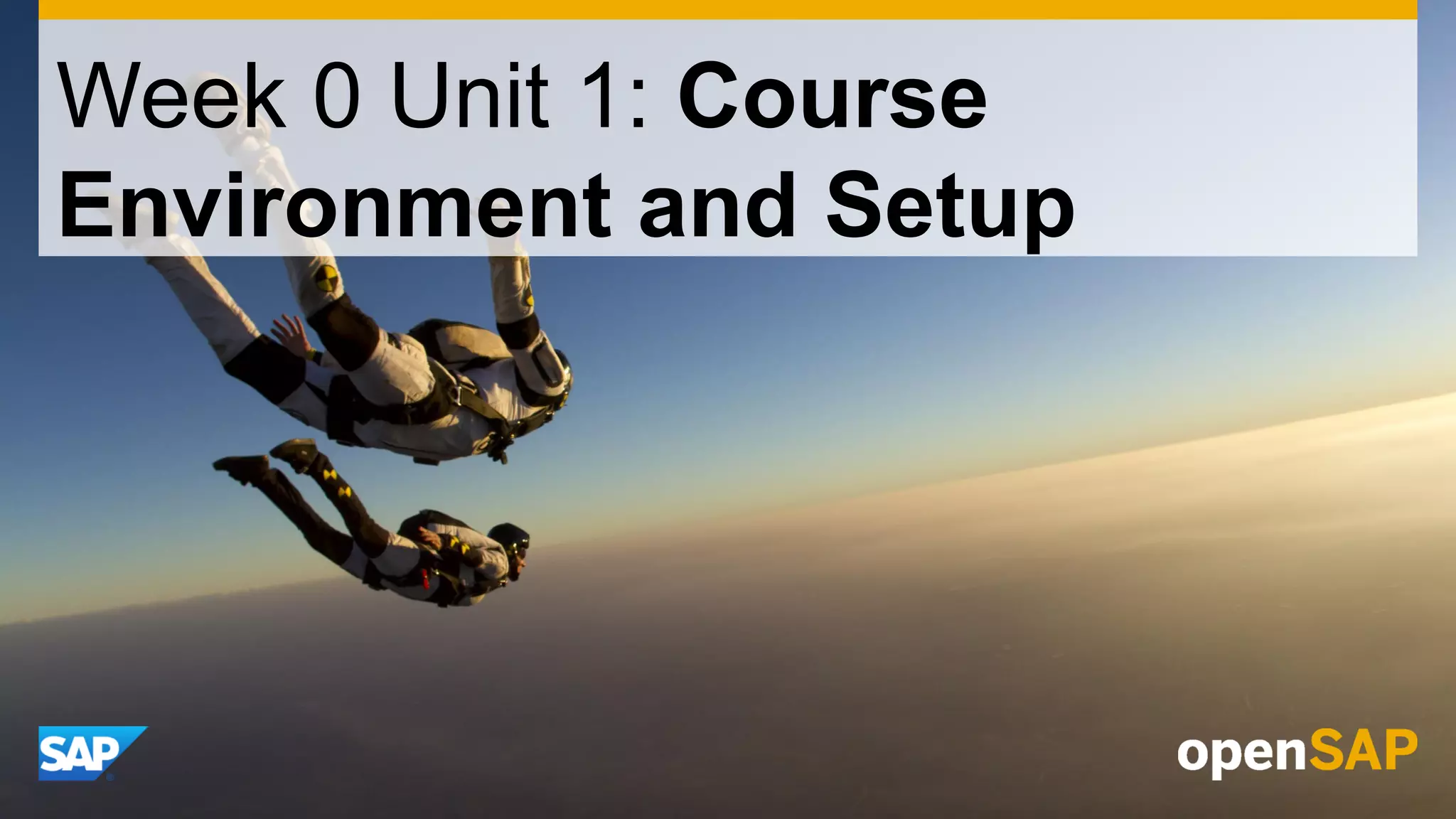 Open Sap Ui51 Week0 All Slides Ppt
