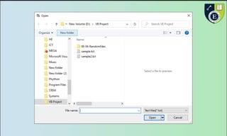 Open save file vb6 program | PPT