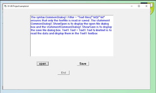 Open save file vb6 program | PPT