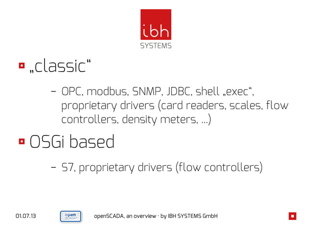 openSCADA [PLEASE OUR NEW SLIDE DECK ECLIPSE SCADA 0.2] | PPT