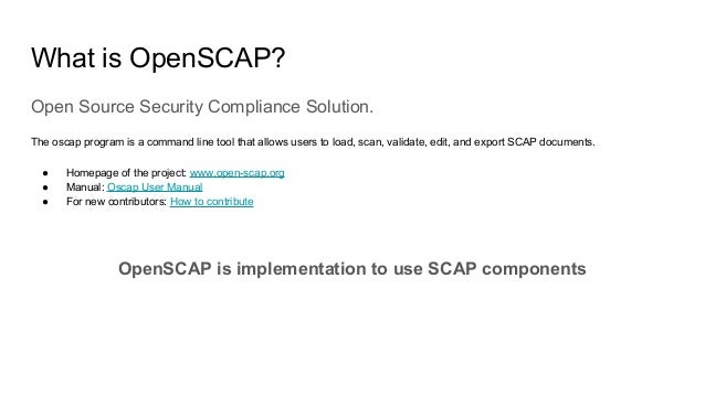 Openscap Overview Security Scanning For Docker Image And Container