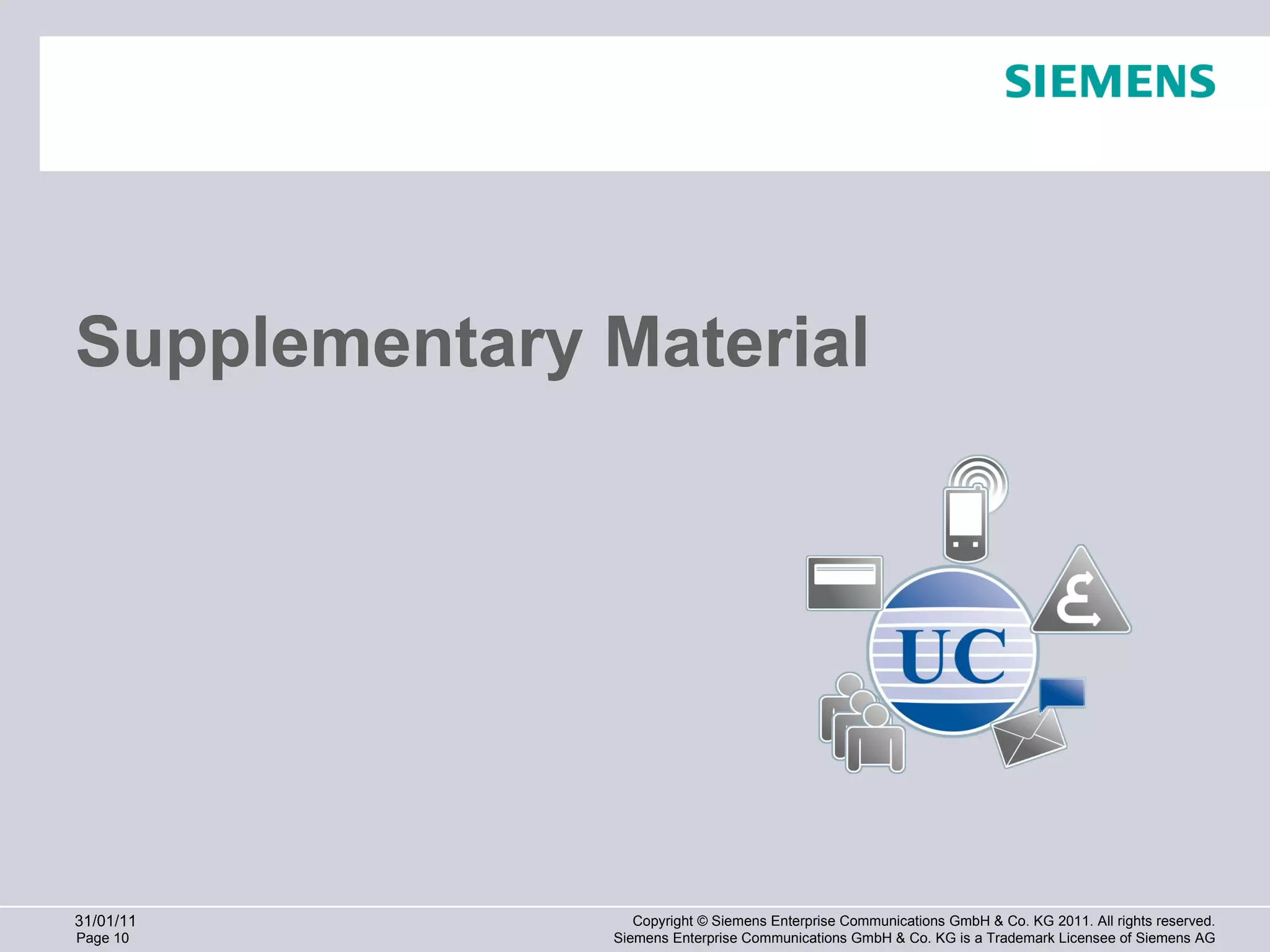 OpenScape UC Server Enterprise | PPT