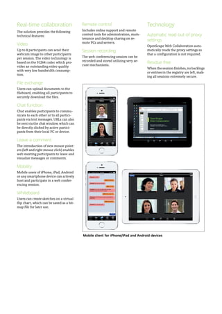 Openscape Web Collaboration | PDF