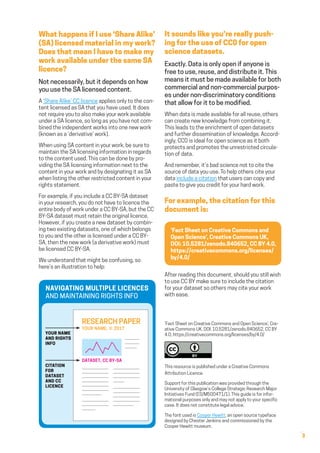 Fact Sheet on Creative Commons & Open Science (by Creative Commons UK ...