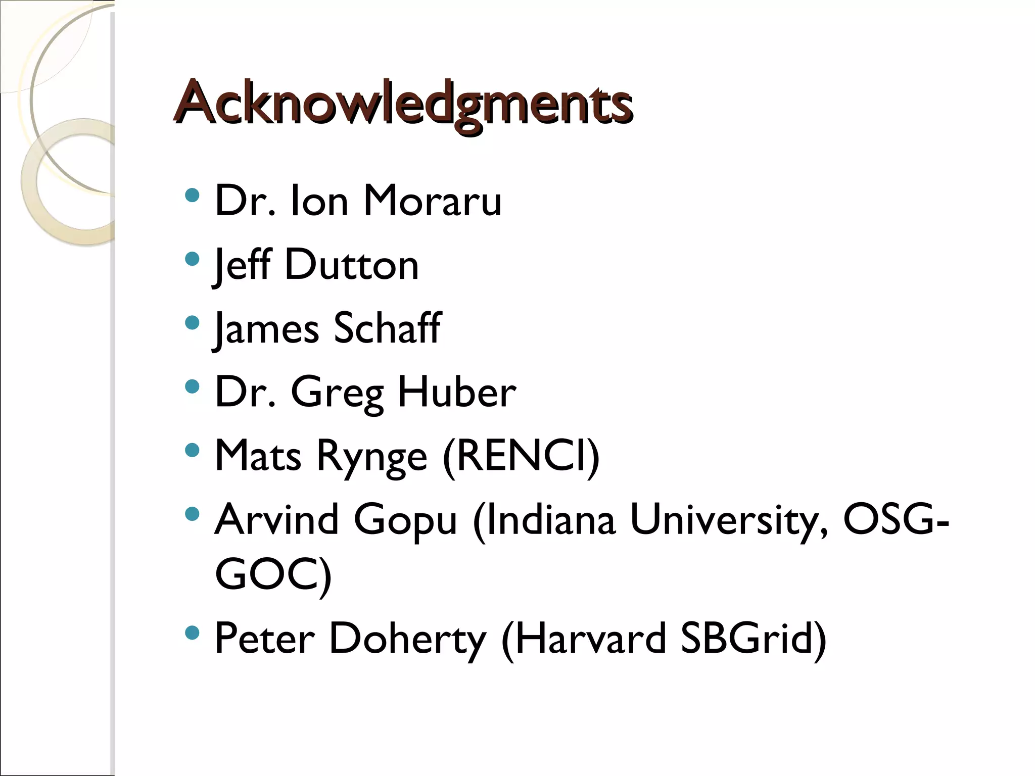 Open Science Grid For Virtual Cell | PPT