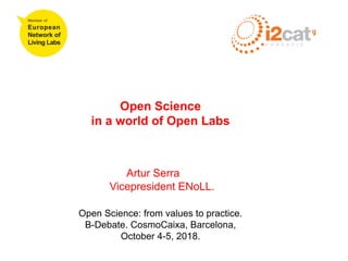 Open science in a world of open labs | PPT