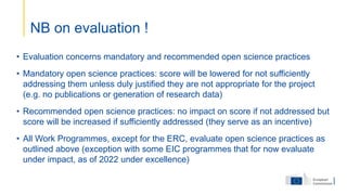 Open Science in Horizon Europe- Open Science Fair | PPT