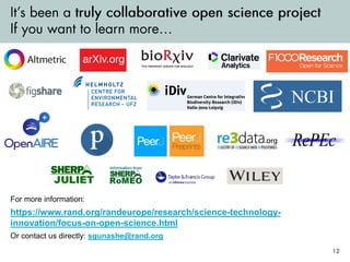 OSFair2017 workshop | Monitoring open science trends in europe | PPT