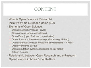 Open sciencerefresher2019 | PPT