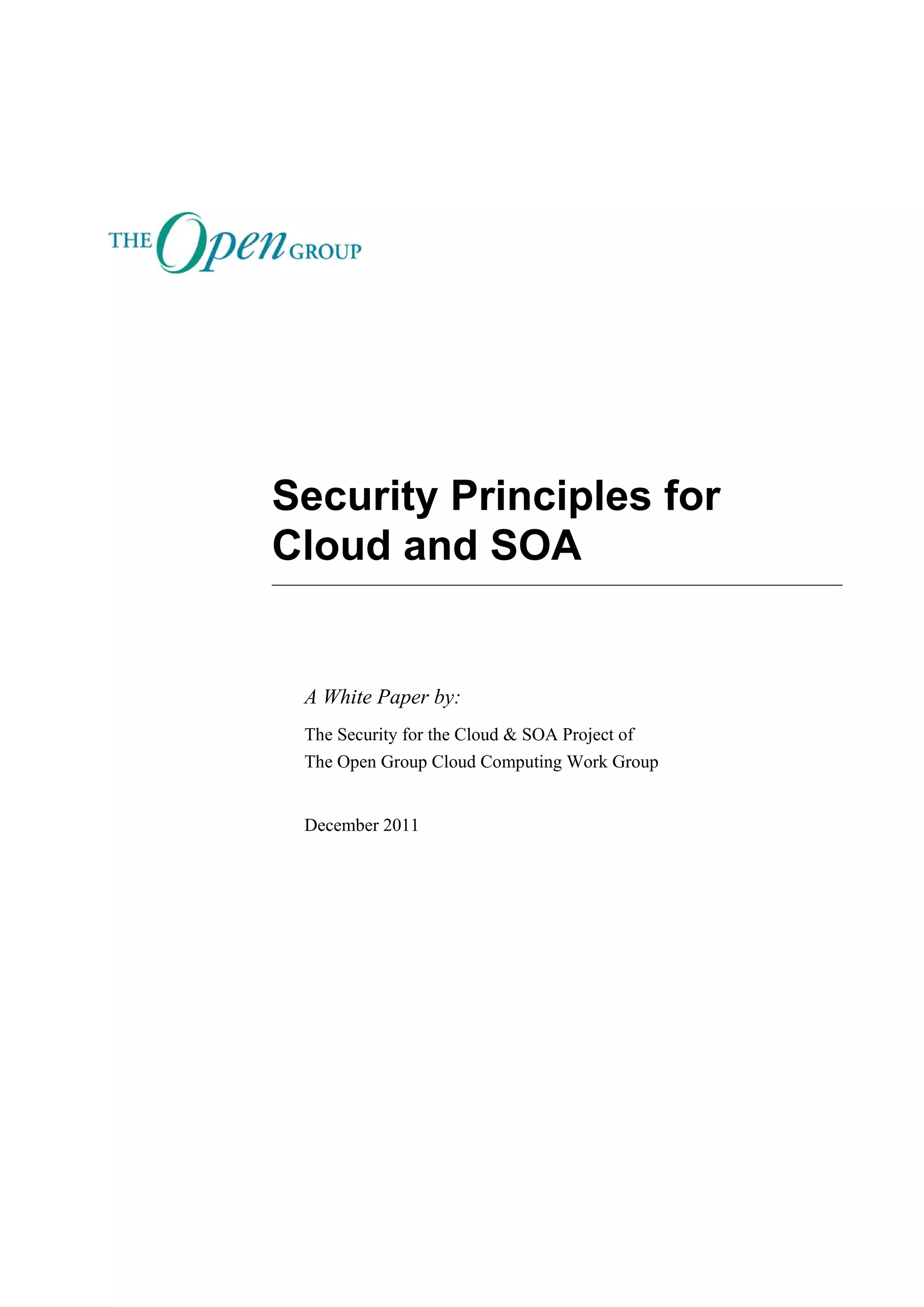 Open security architecture - Overview | PDF | Cloud Computing | Internet