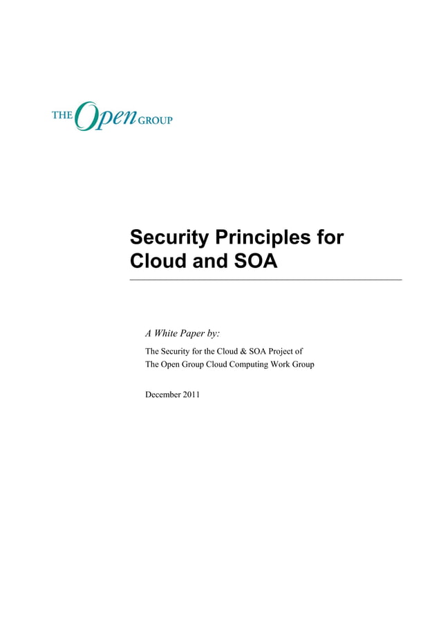 Open security architecture - Overview | PDF