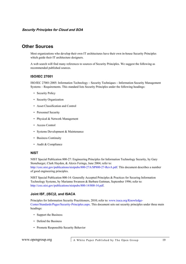 Open security architecture - Overview | PDF