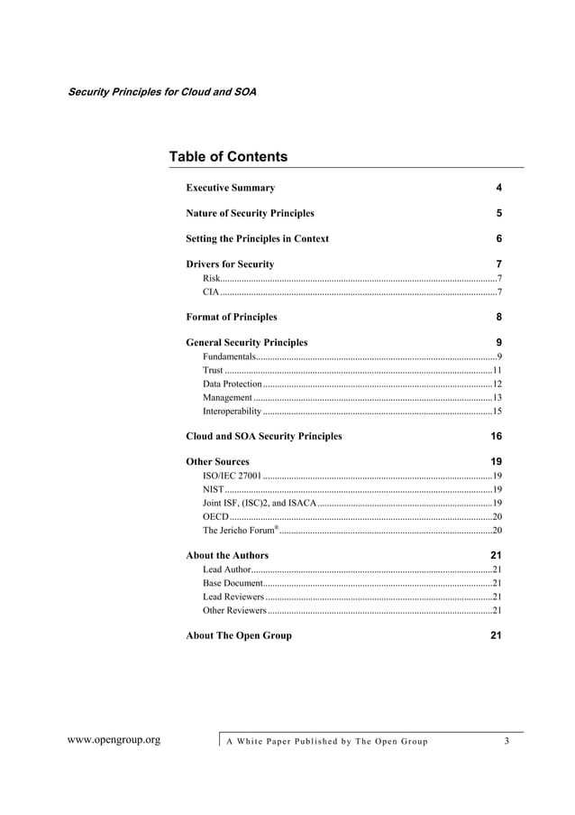 Open security architecture - Overview | PDF