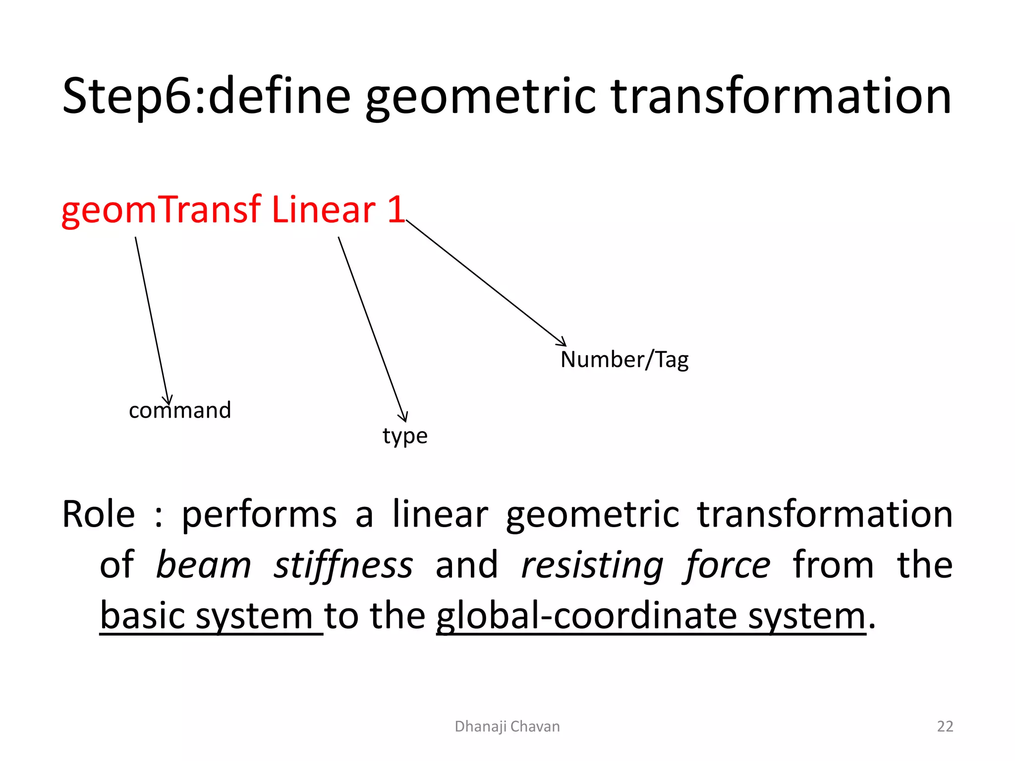 OpenSees: modeling and performing static analysis | PDF