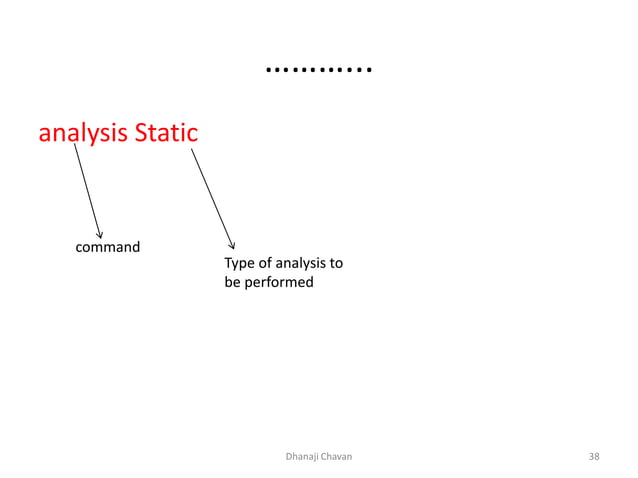 OpenSees: modeling and performing static analysis | PPT