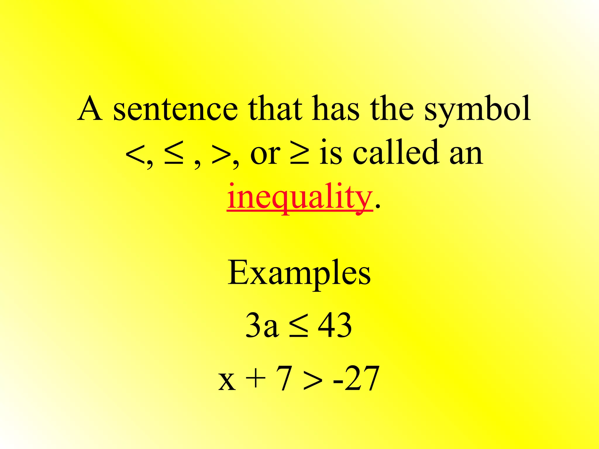 Open sentences | PPT