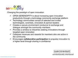 Open serendipity presentation | PPT