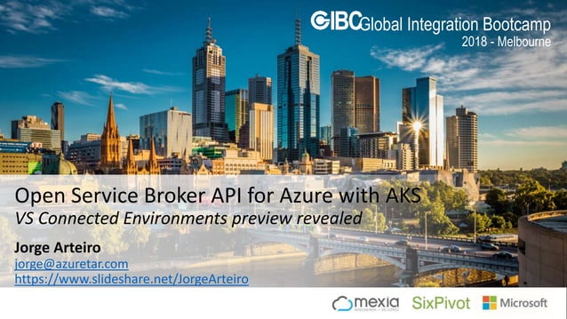 Open service broker API with Azure Kubernetes Services | PPT