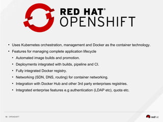 Openshift: Build, deploy & manage open, standard containers | PPT