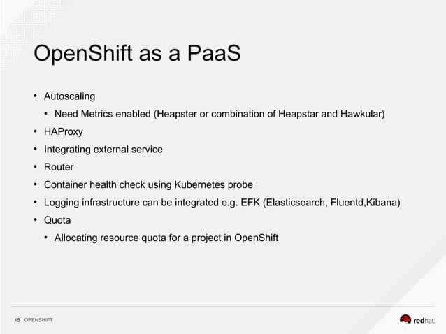 Openshift: Build, deploy & manage open, standard containers | PPT