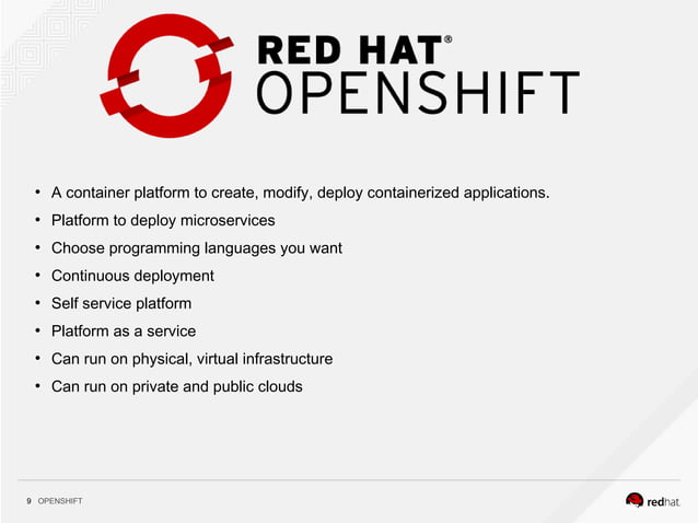 Openshift: Build, deploy & manage open, standard containers | PPT Openshift: Build, deploy & manage open, standard containers | PPT