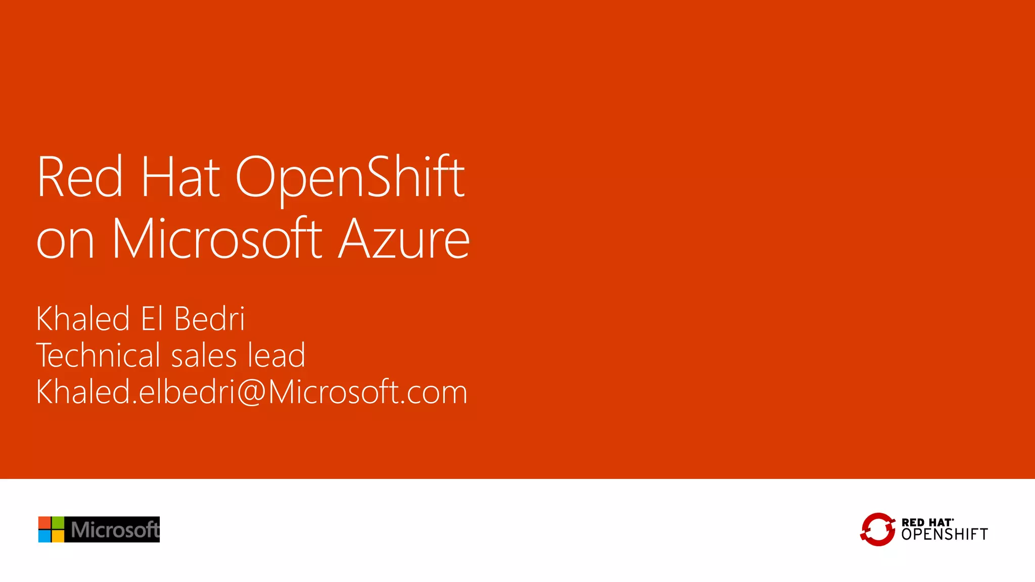 Red Hat OpenShift Containers Platform on Azure | PDF