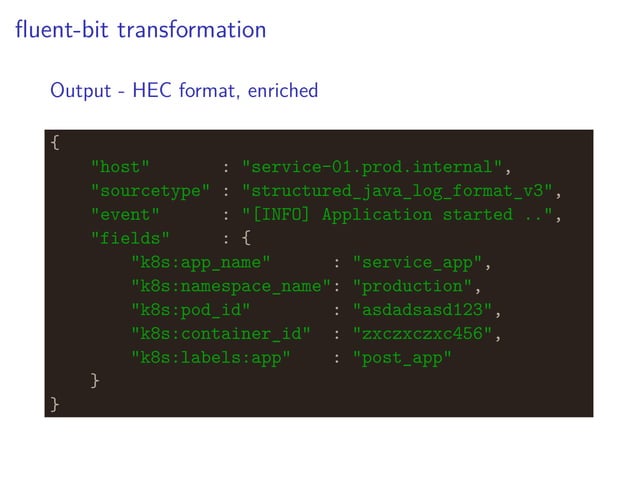 Openshiftkubernetes To Splunk Log Integration Ppt
