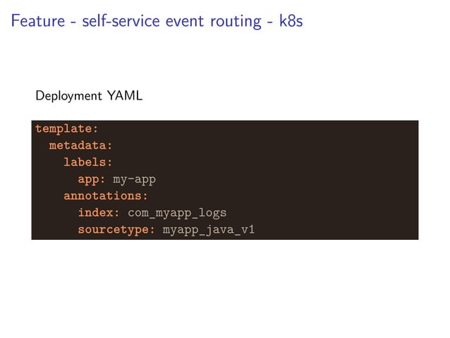 Openshiftkubernetes To Splunk Log Integration Ppt