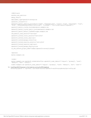 Red Hat OpenShift Container Platform delivers enterprise-grade ...