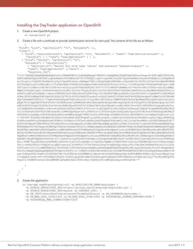 Red Hat OpenShift Container Platform delivers enterprise-grade ...