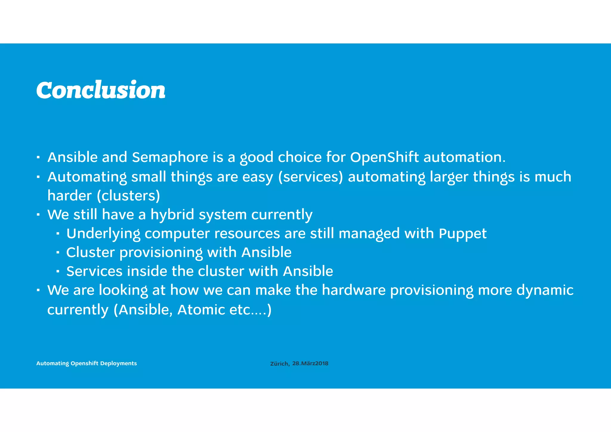 Automating Openshift Deployments Pdf Cloud Computing Internet