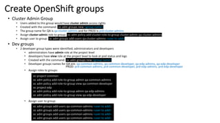 Open shift deployment review getting ready for day 2 operations | PPT