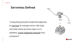 OpenShift Meetup - Tokyo - Service Mesh and Serverless Overview | PPT