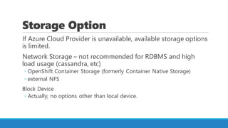 Open shift on azure stack | PDF