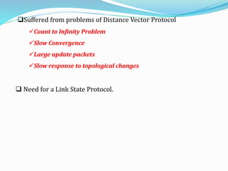 Open shortest path first (ospf) | PPTX