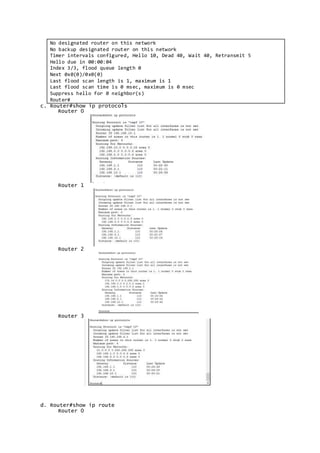 Open Shortest Path First (OSPF) | DOCX
