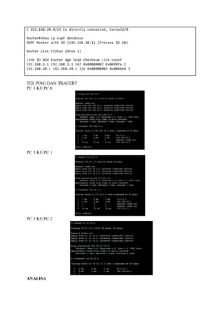Open Shortest Path First (OSPF) | DOCX