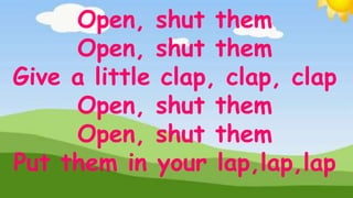 Open shut them lesson 8 | PPTX