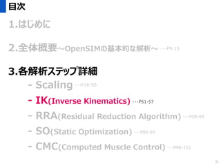 OpenSIM 筋骨格シミュレーション 基本の解析マニュアル | PDF
