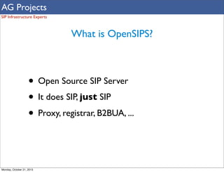 OpenSIPS Workshop | PDF