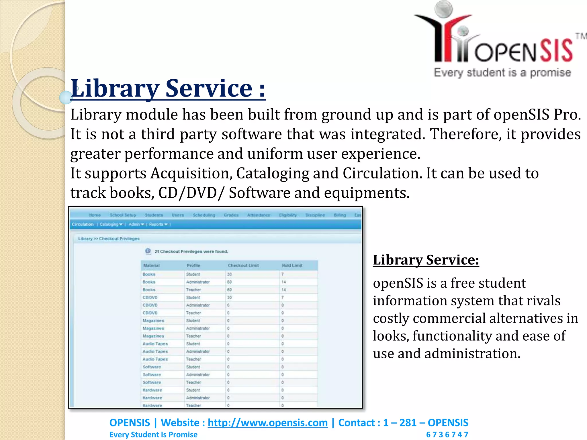 Open sis - benefits of student information system | PPTX