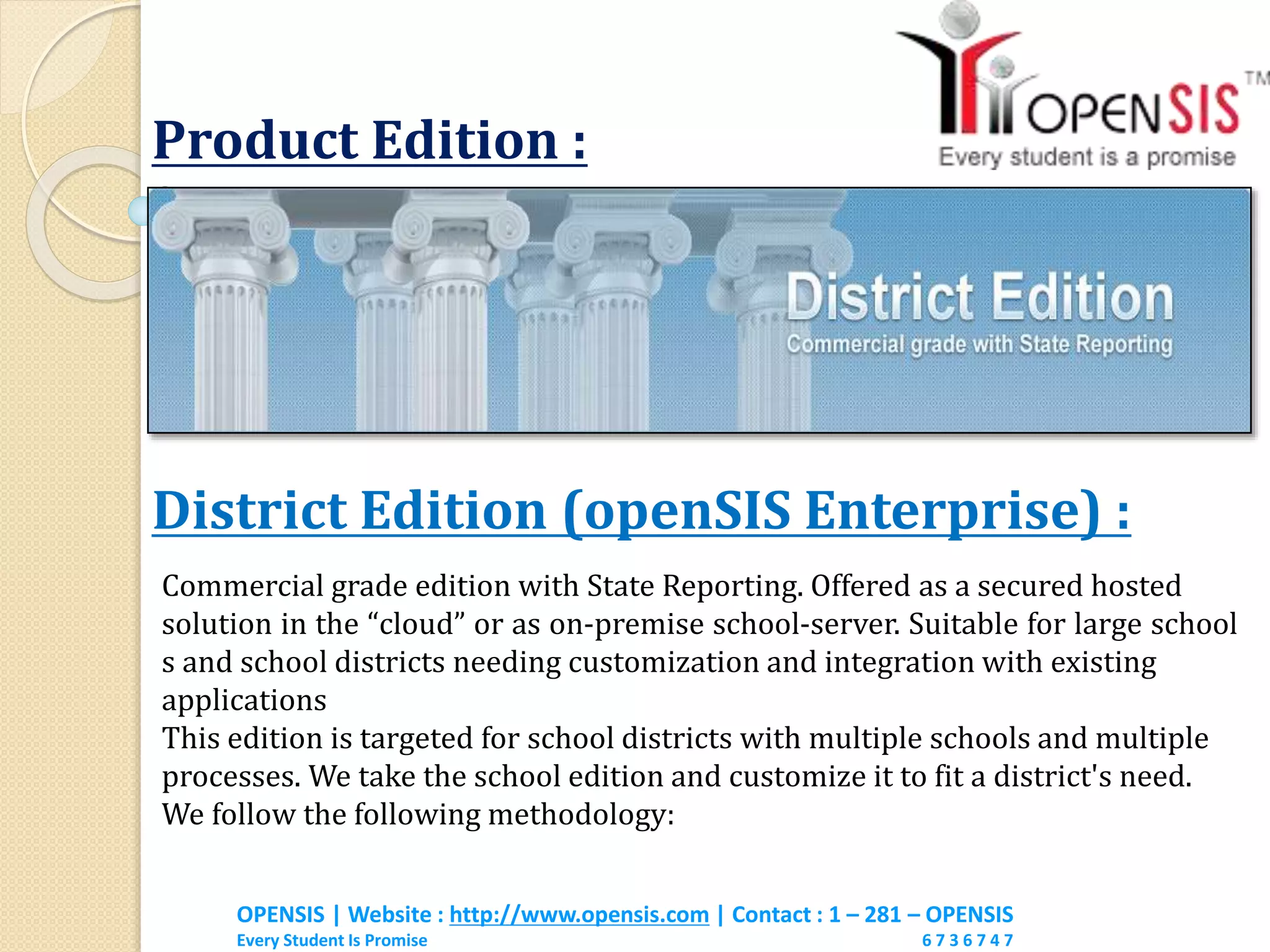 Open sis - benefits of student information system | PPTX